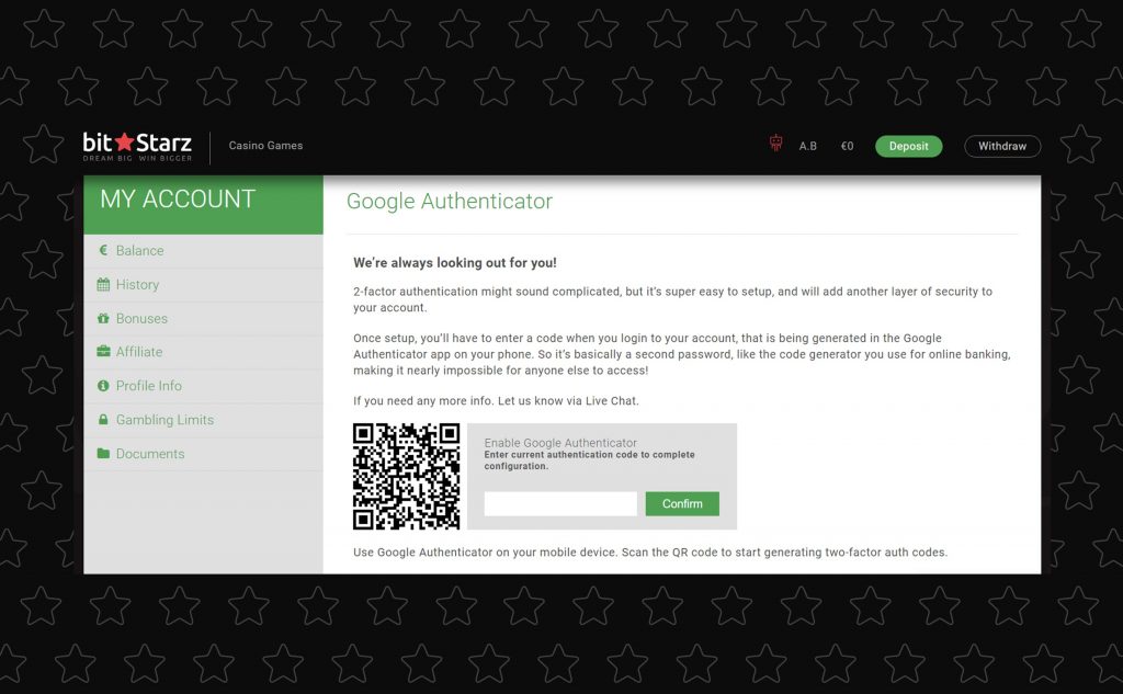 How to Set Up 2FA on Your BitStarz Account - Bitstarz Blog
