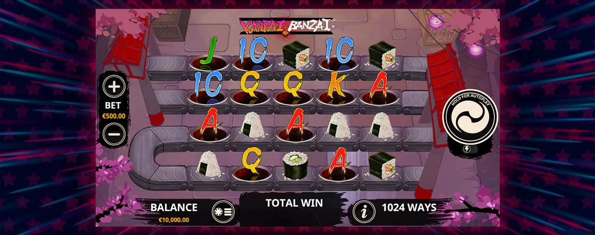 The Kanpai Banzai Slot Has Wins That Will Make Your Mouth Water!