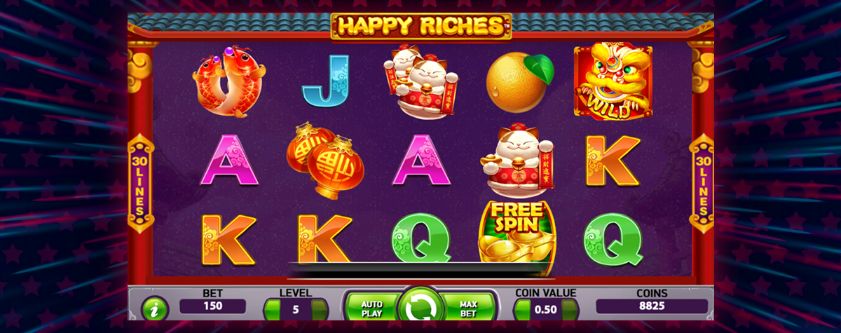 Give a Warm Welcome to the Happy Wins in the Happy Riches Slot