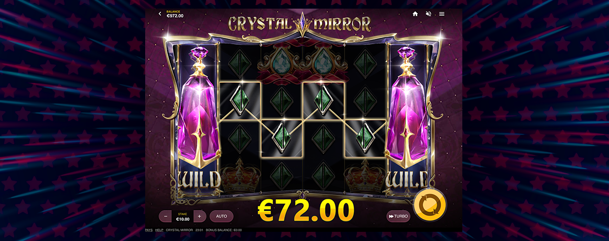 Let the Crystal Mirror Slot Mirror Your Success for All to See