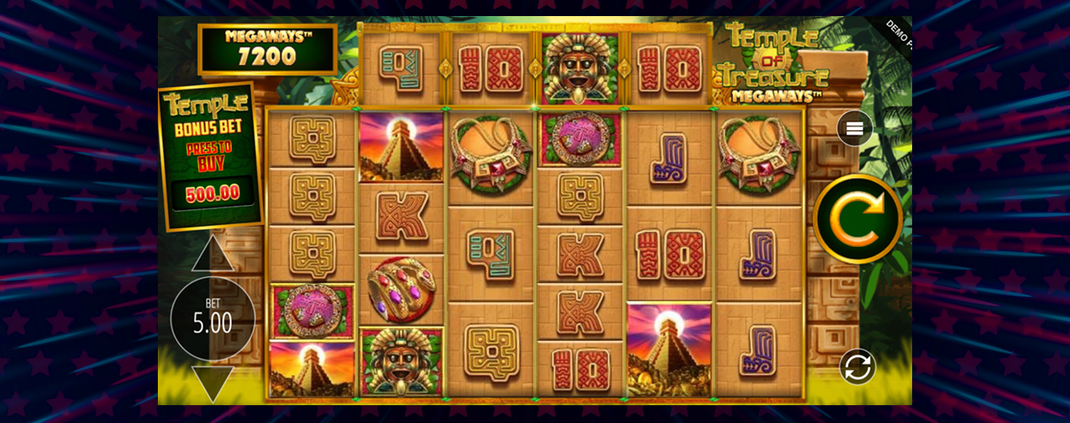 Solve the Temple of Treasure Megaways Slot and Land Epic Wins