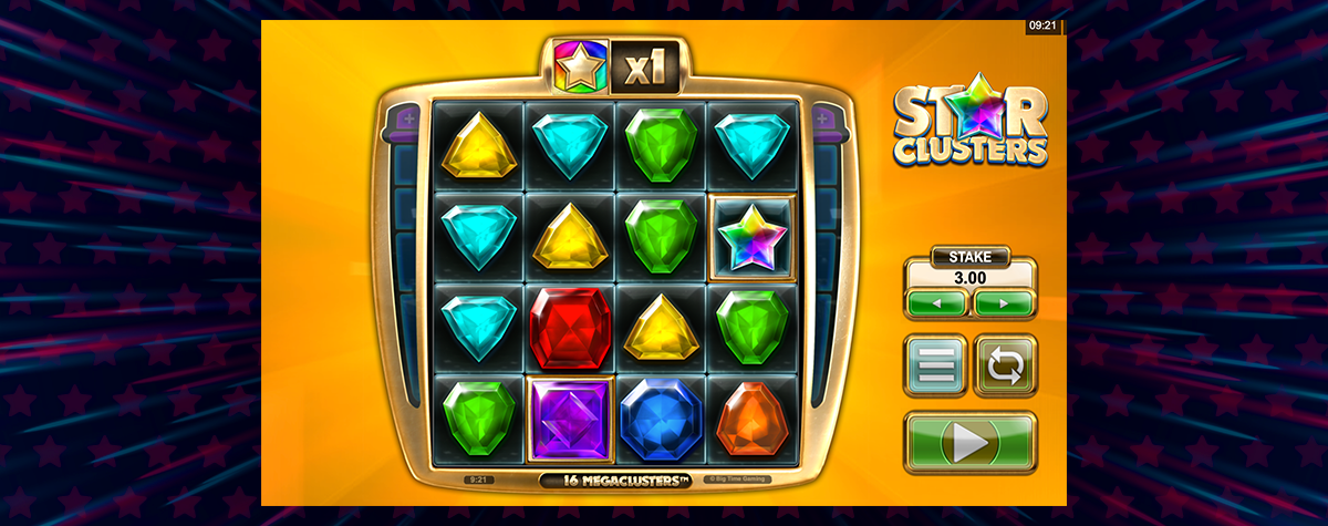 Experience New Ways of Winning in Star Clusters Megaclusters Slot