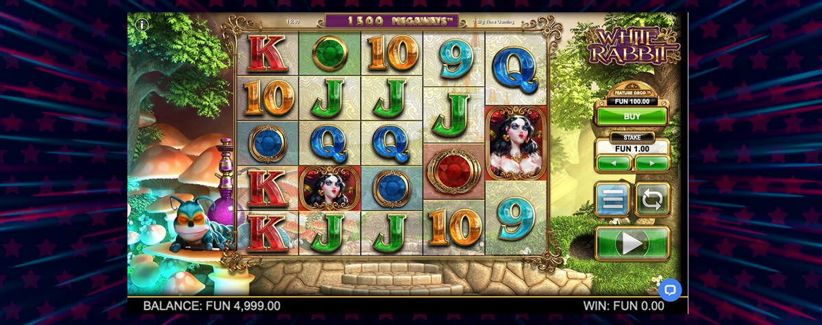 Head down the rabbit hole in White Rabbit Megaways slot!