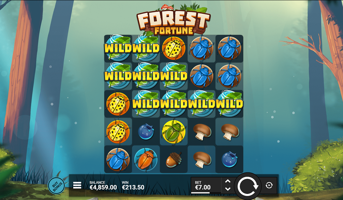Mega magical riches are sprouting in Forest Fortune slot!