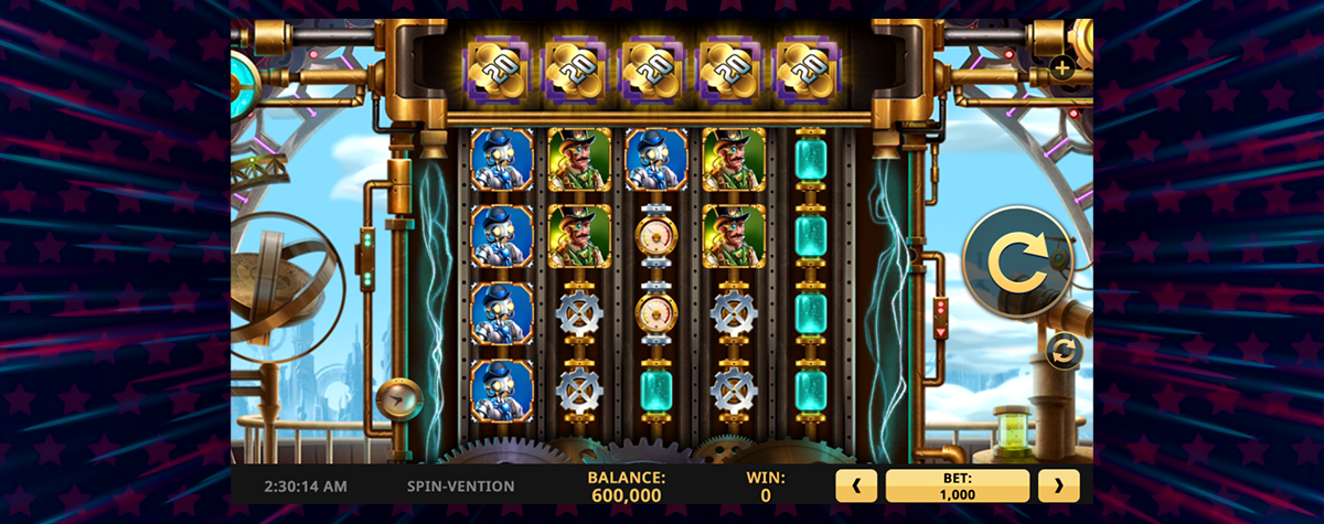 The Exciting New Spin Vention Slot Is Steampunk at Its Finest