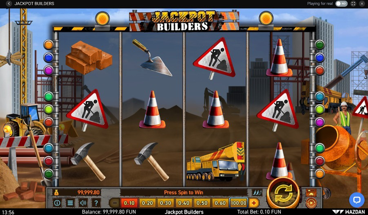 Break ground for big wins in Jackpot Builders slot