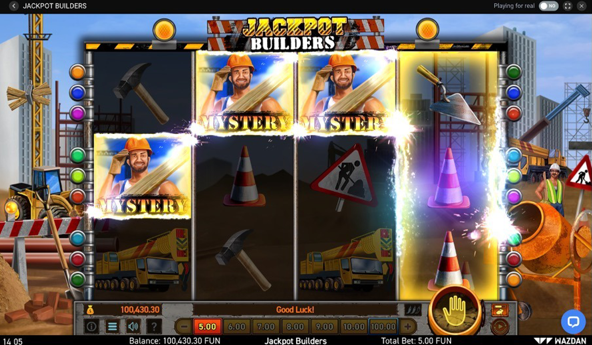 Break ground for big wins in Jackpot Builders slot