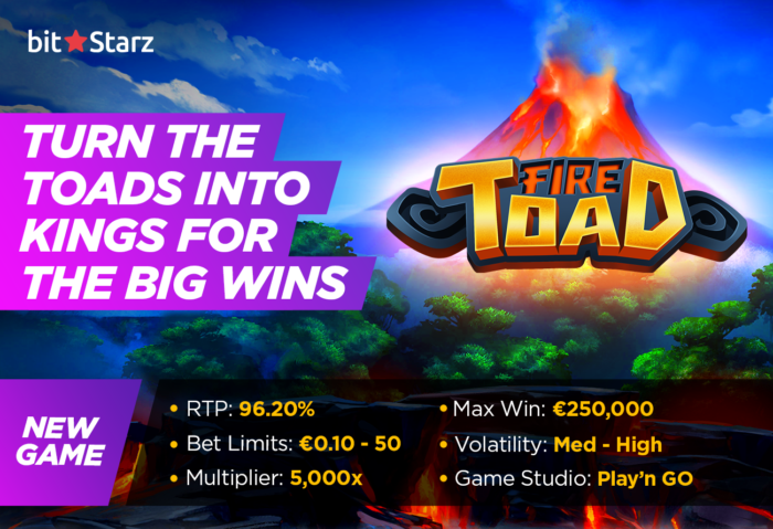 Follow the Trail of Fire Toad Slot Through Erupting Volcano Wins