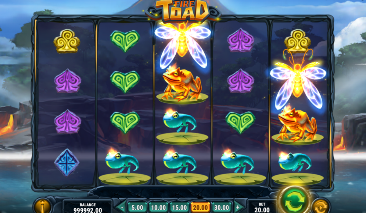 Follow the Trail of Fire Toad Slot Through Erupting Volcano Wins