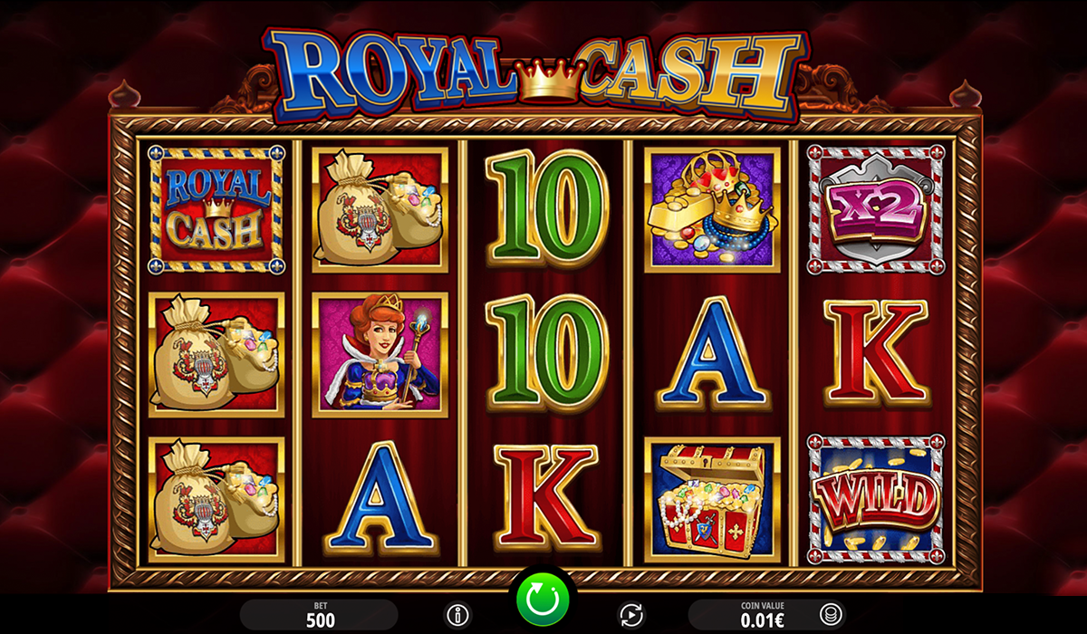 Get your hands on regal riches in Royal Cash slot!