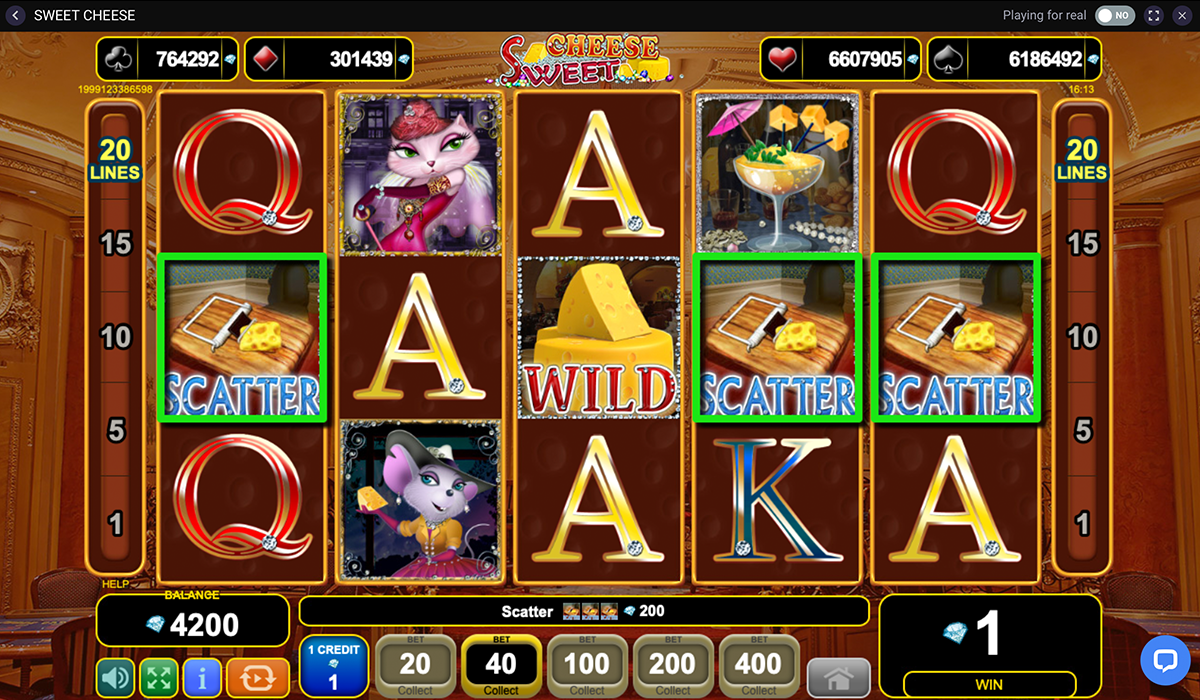 Spin the reels for delicious deals in Sweet Cheese slot