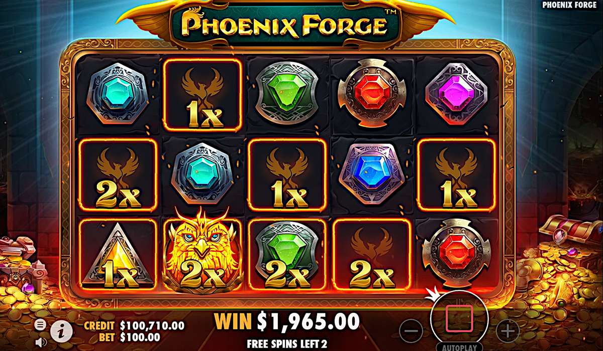 Cast your fortunes in solid gold with Phoenix Forge slot!