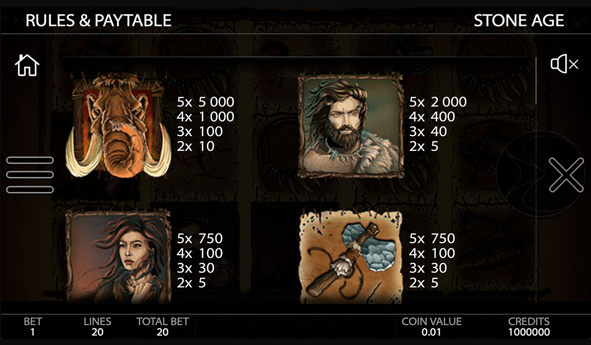 Get your rocks off in Stone Age slot!