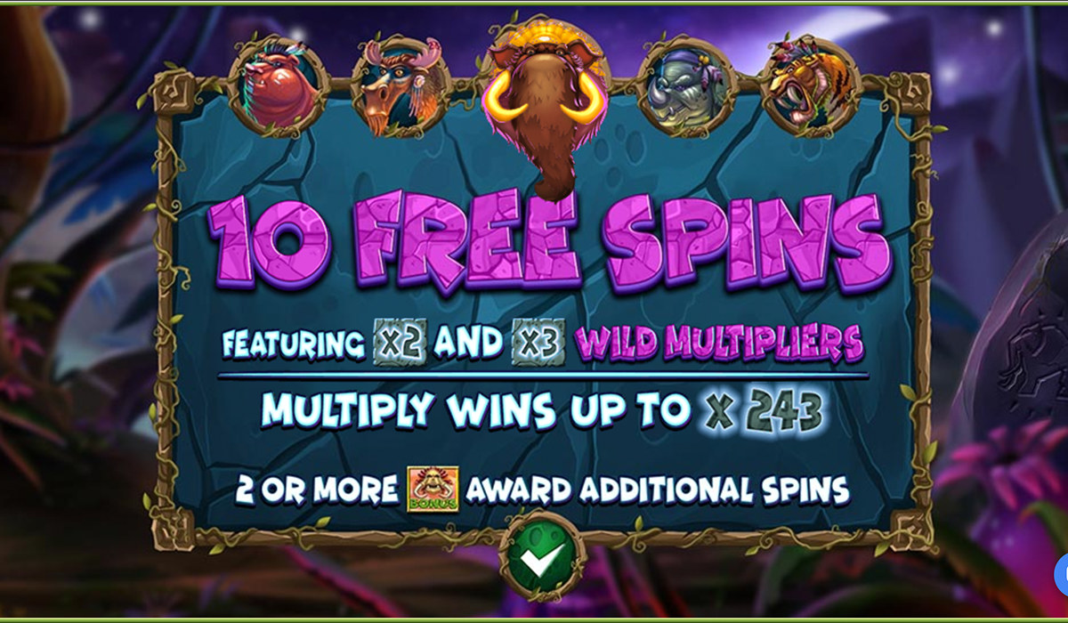 Hunt and gather primitive treasures in Primal Megaways slot!