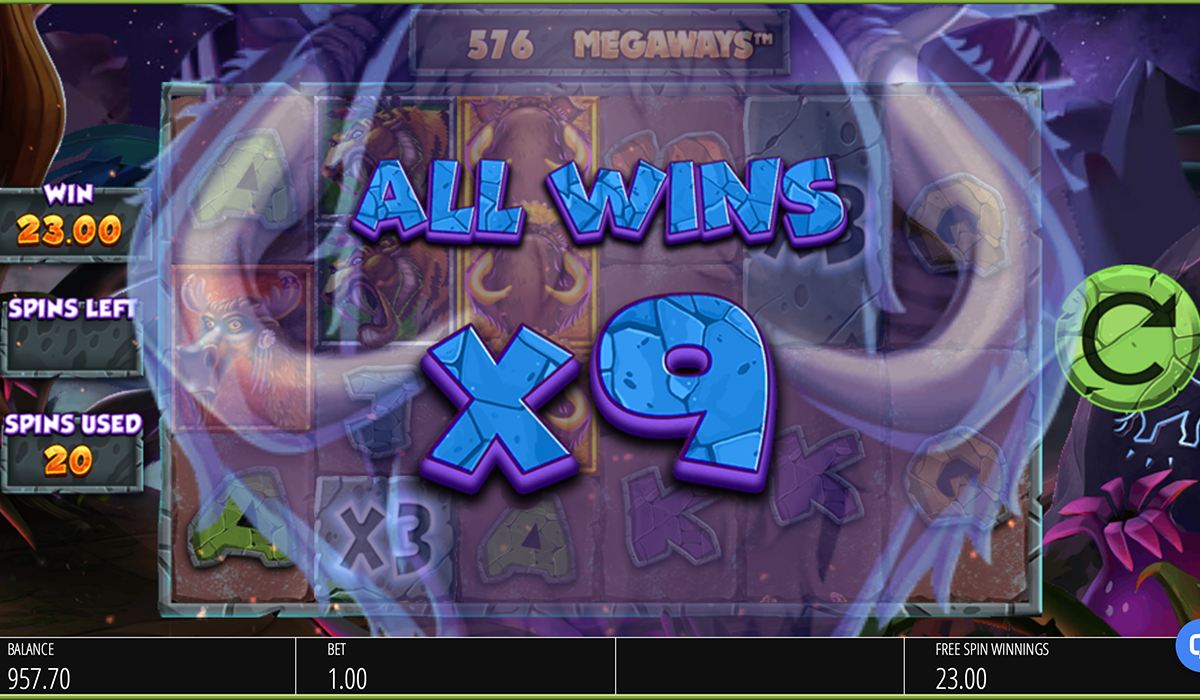 Hunt and gather primitive treasures in Primal Megaways slot!