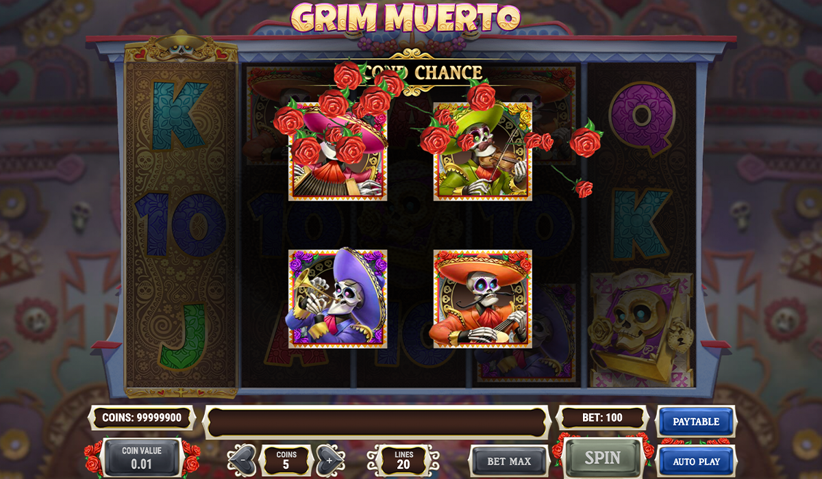 In Grim Muerto slot the bones know how to put on a show!