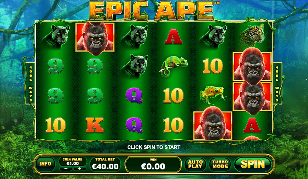 It’s the survival of the fittest in Epic Ape slot