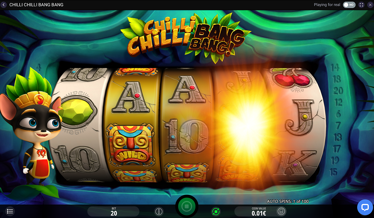 Things are heating up in Chilli Chilli Bang Bang slot