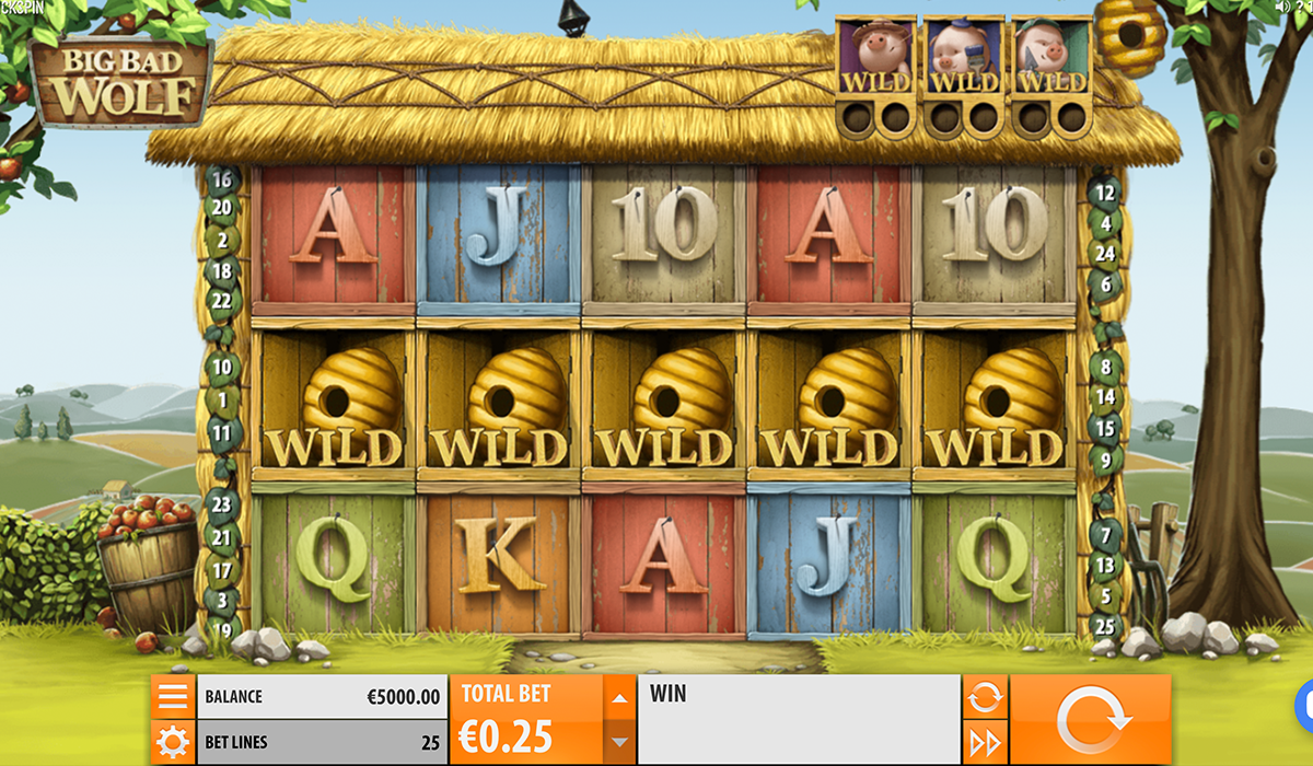 Three little pigs go wild for wins in Big Bad Wolf slot