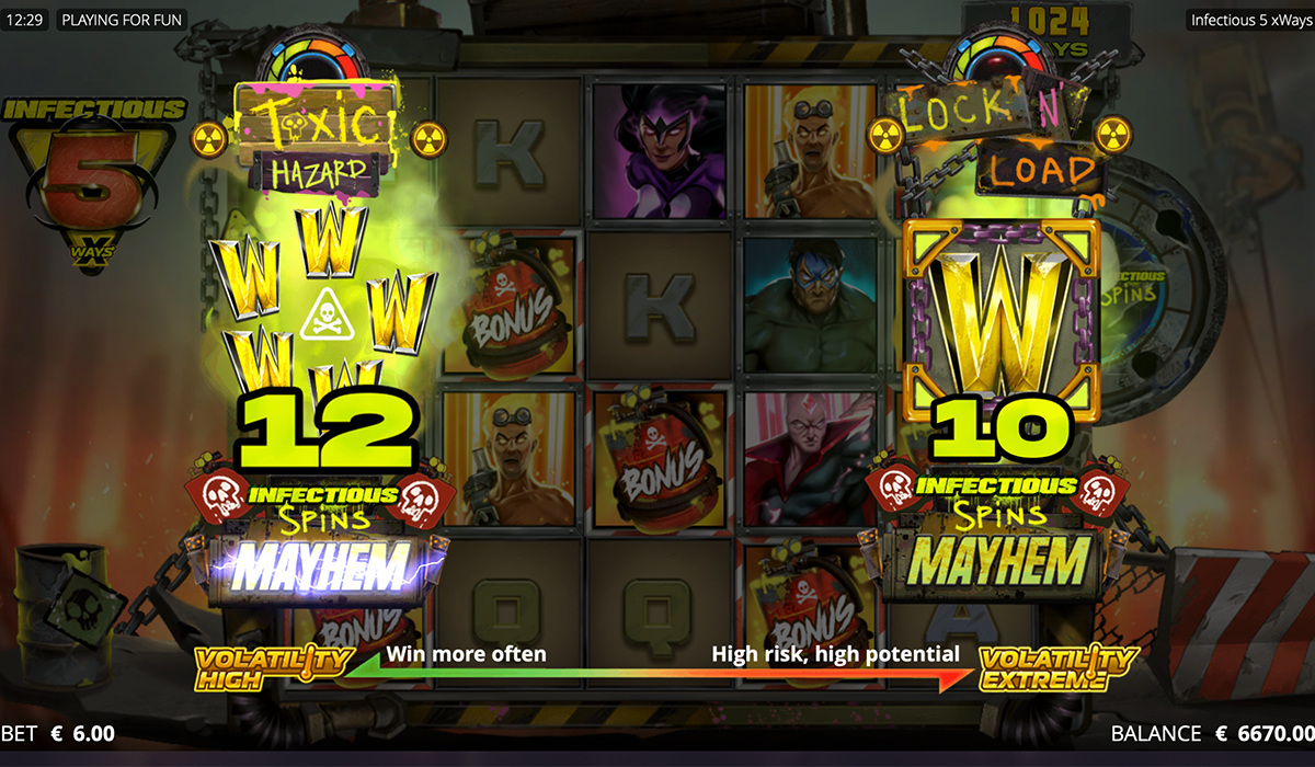 Catch some cash in Infectious 5 xWays slot!
