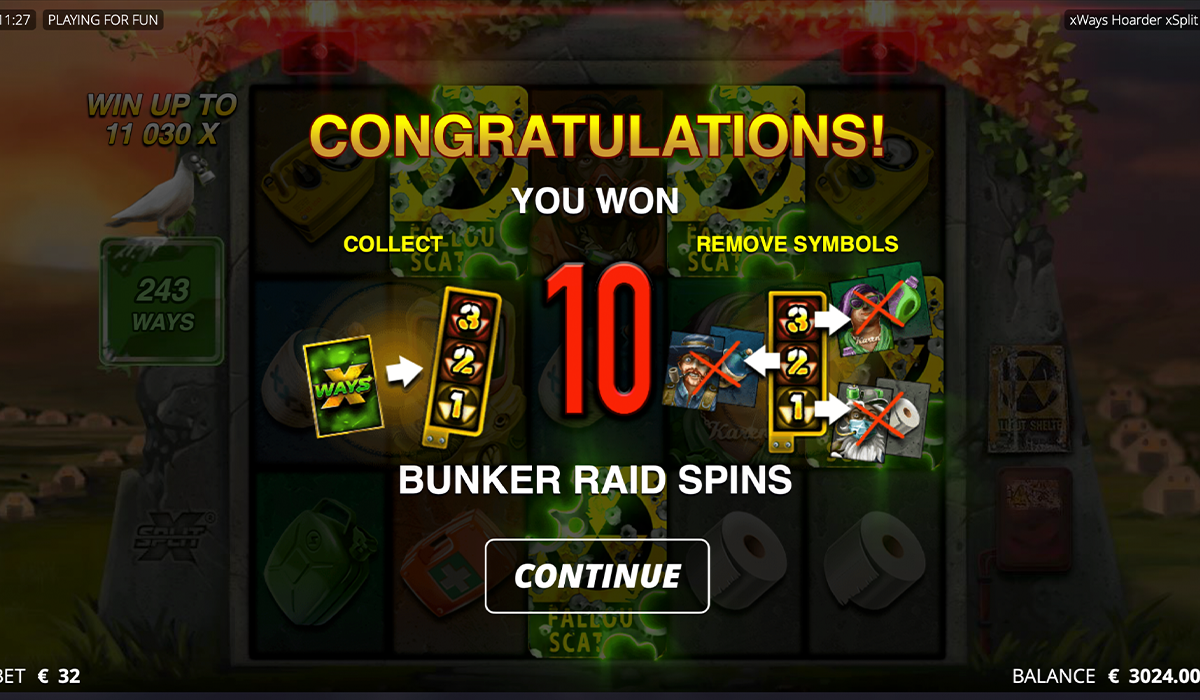 xWays Hoarder xSplit slot – he who hoards the most, wins!