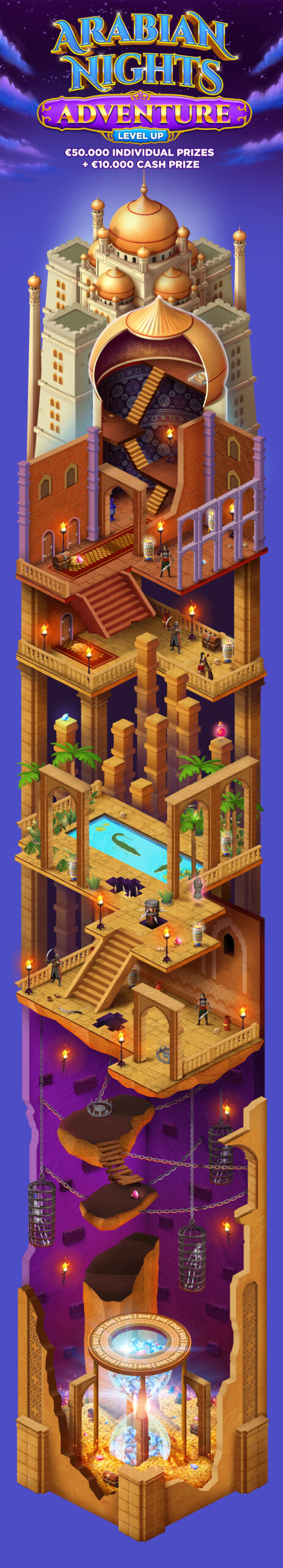 €10,000 cash could be yours in Arabian Nights Adventure - Level Up!