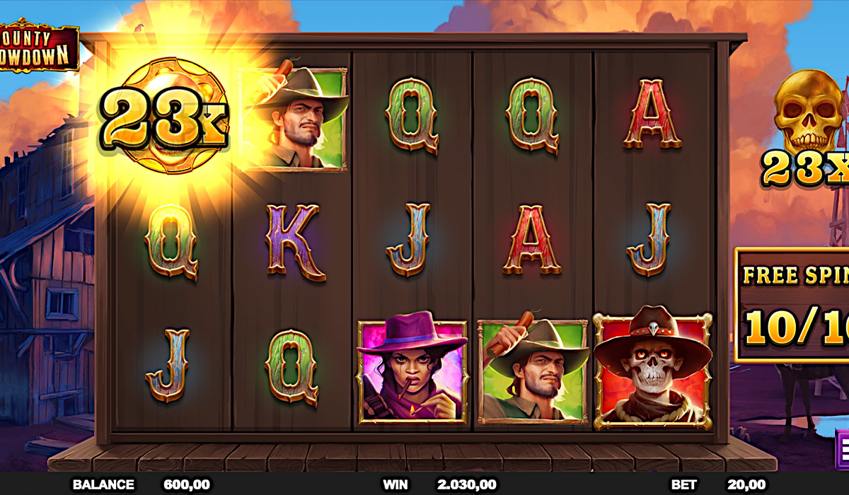 It’s All Guns Blazing in Bounty Showdown Slot!