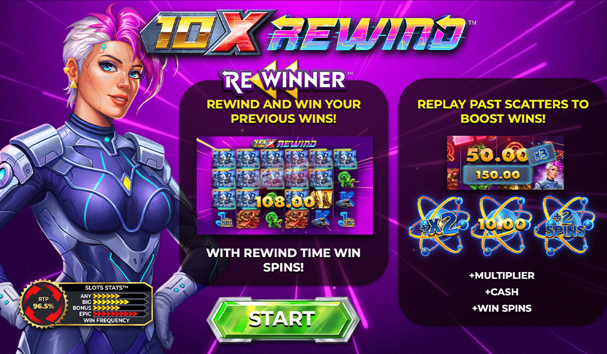 Raid the Past for Wins in New Game 10x Rewind Slot!