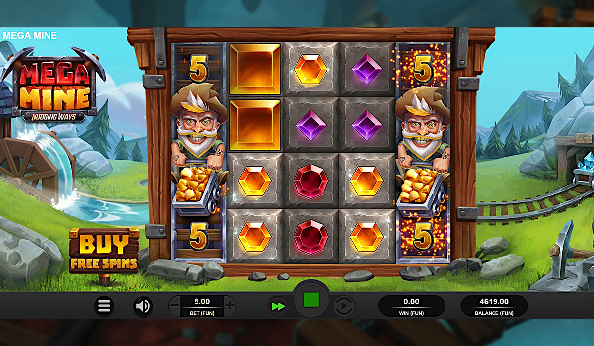 Hit the Underground Railway to Riches in Mega Mine Slot!
