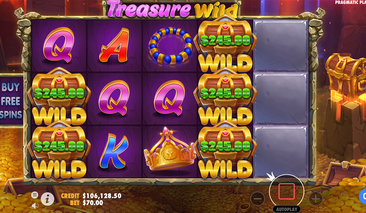 There is So Much Gold to Go Around in Treasure Wild Slot