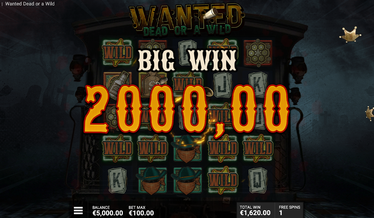 Wild West Wins in New Game Wanted Dead or a Wild Slot!