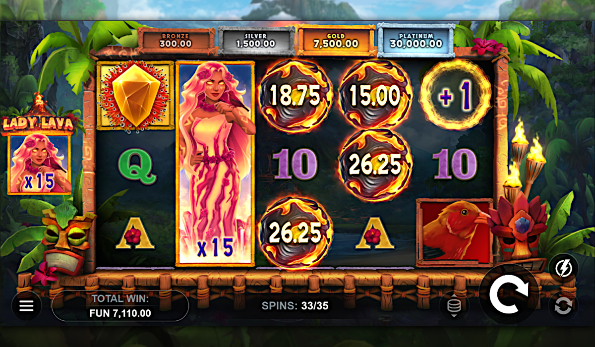 A Red-Hot River of Riches Awaits in the New Lady Lava Slot!