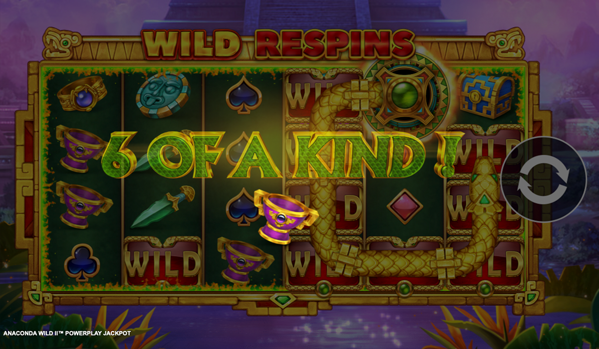 Snakes Alive! Check Out New Game Anaconda Wild II Power Play Slot