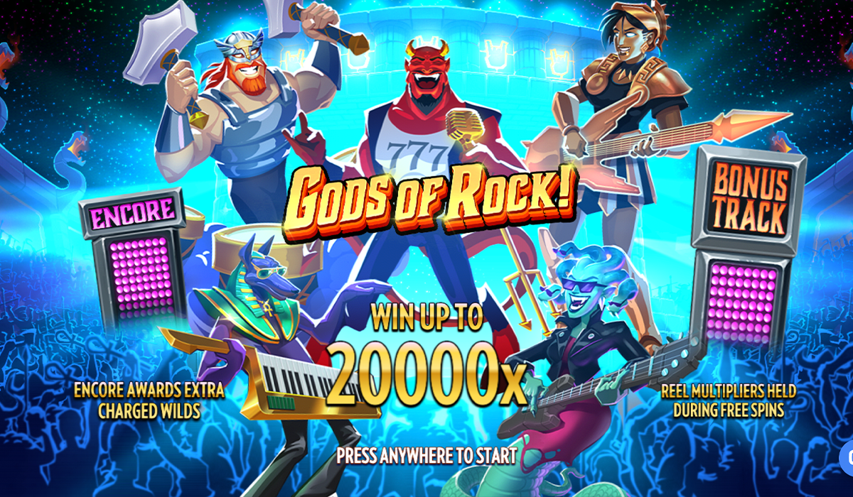 Get Ready for Rocking Wins in Gods of Rock! Slot