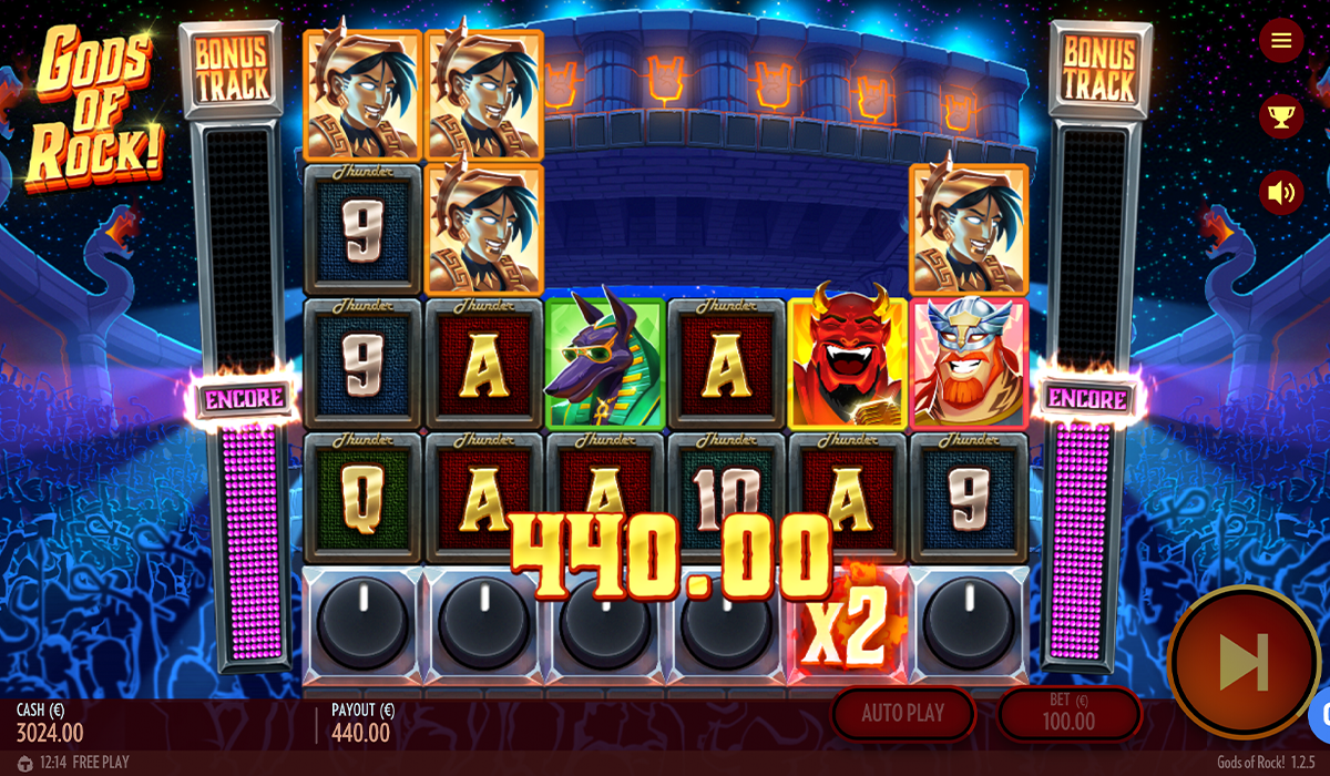 Get Ready for Rocking Wins in Gods of Rock! Slot