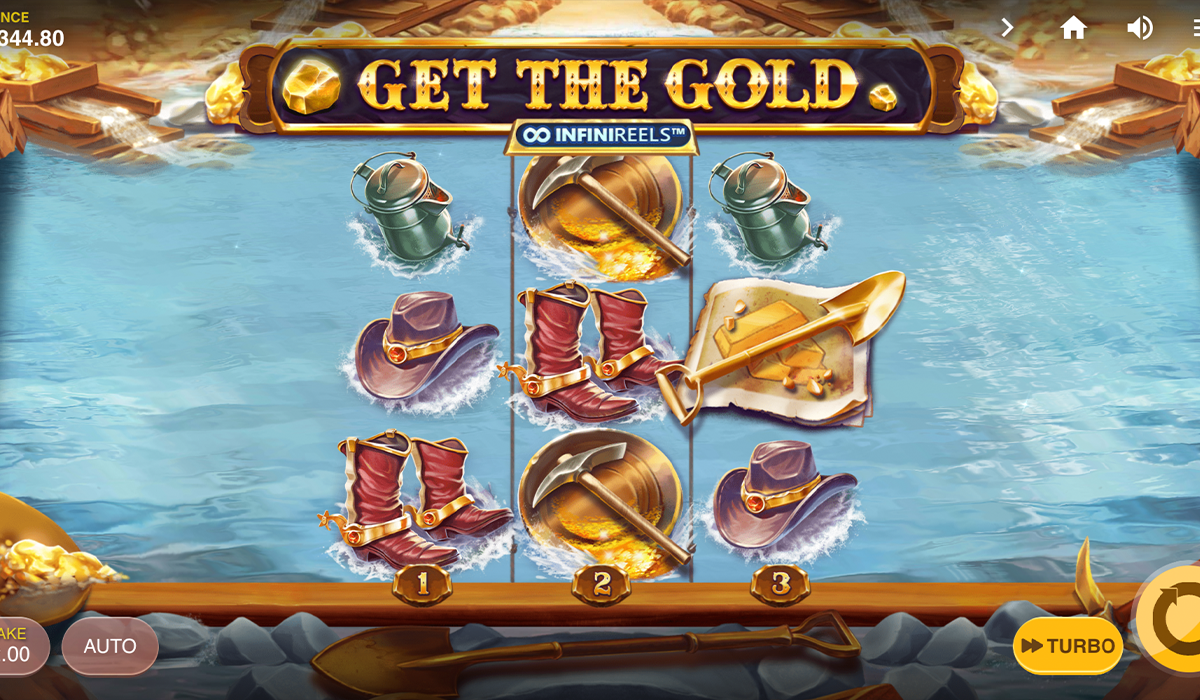 Prospect for Wins in Get The Gold Infinireels Slot