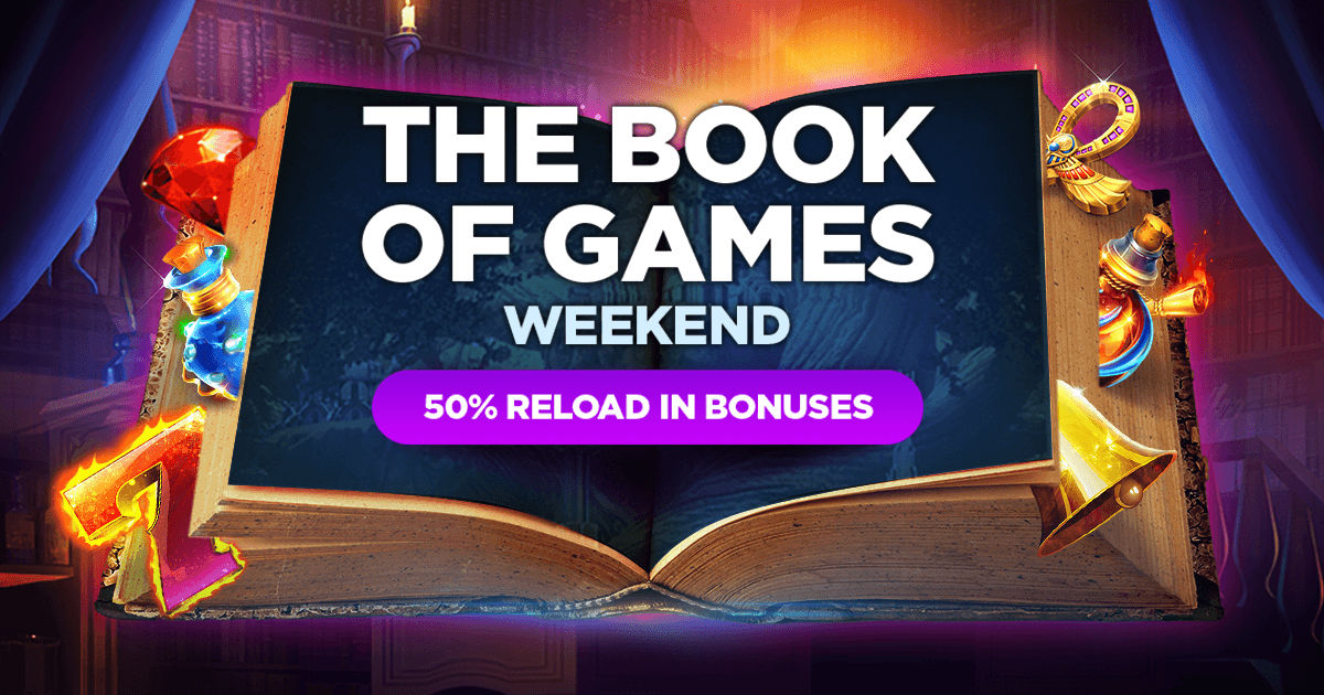 Get Bonuses From Cover to Cover in the Book of Games - Weekend!