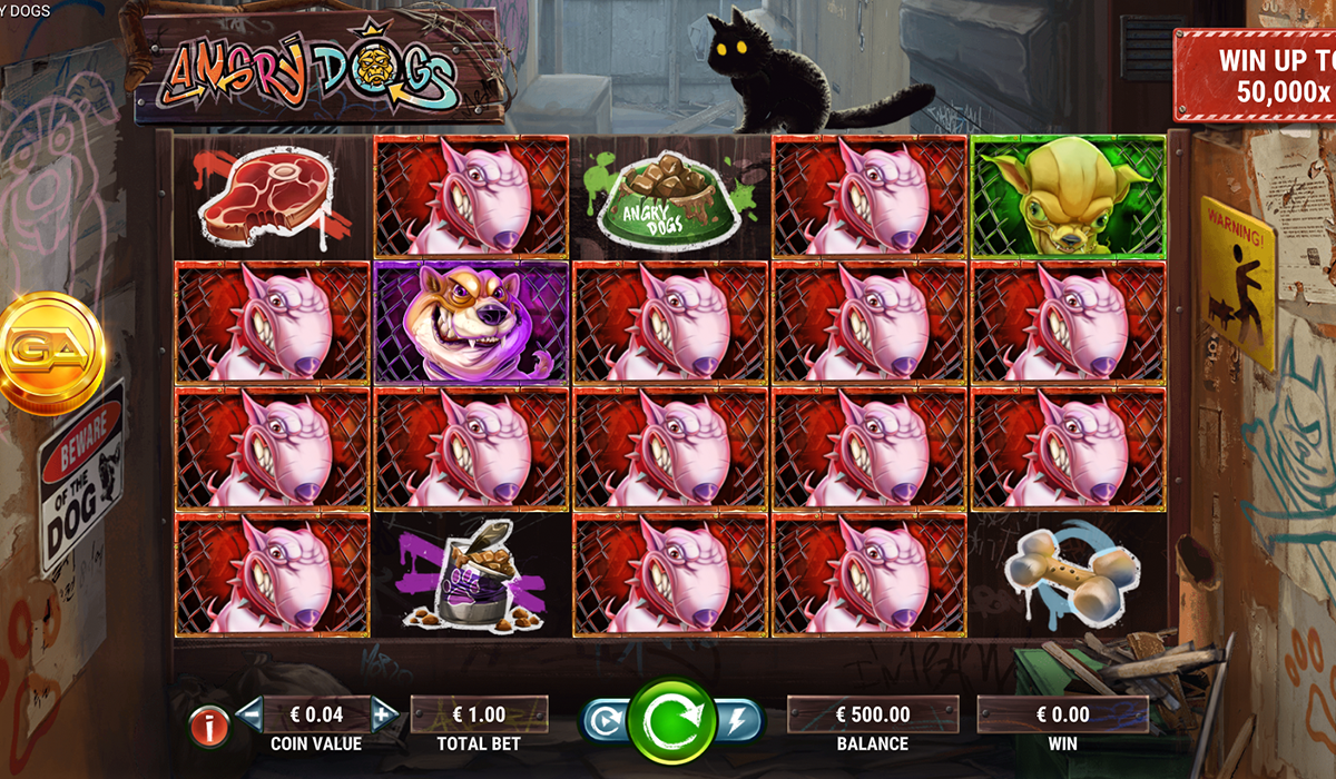 Win with Man’s Best Friend in Angry Dogs Slot