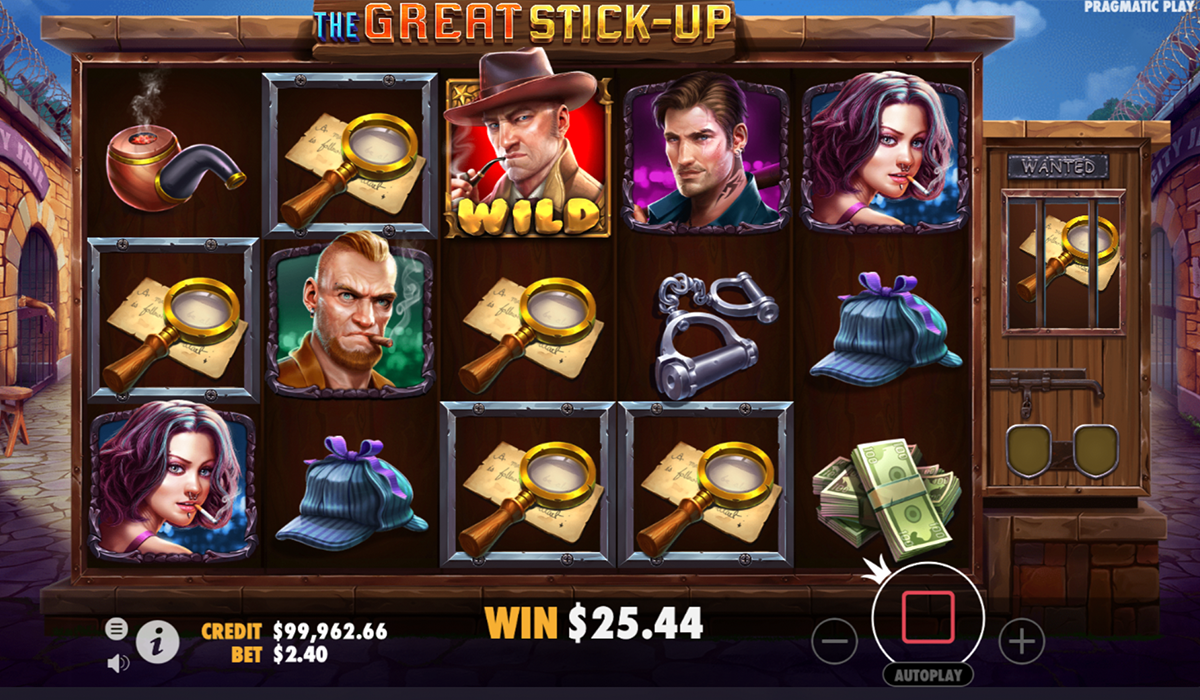 Ride off into a Sunset of Wins in The Great Stick-Up Slot
