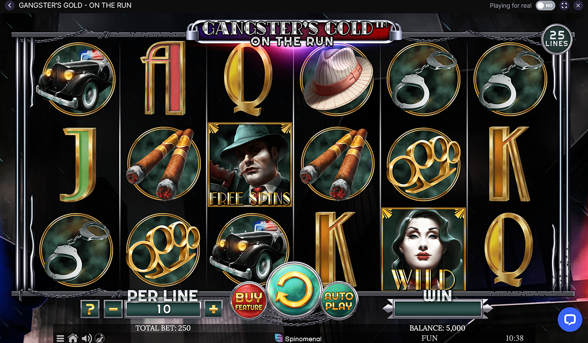 Gangster’s Gold - On the Run Slot Is Cinematic Magic!