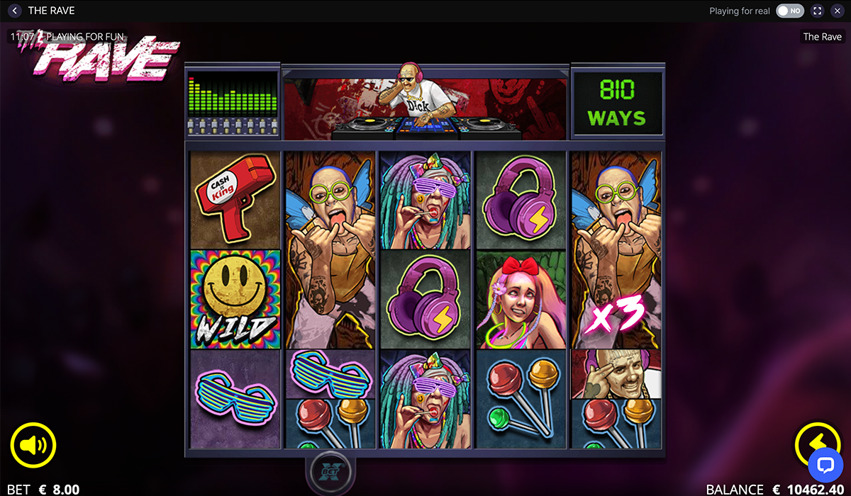 The Rave Slot: Trippy Techno and Laced Lollipops for Everyone!