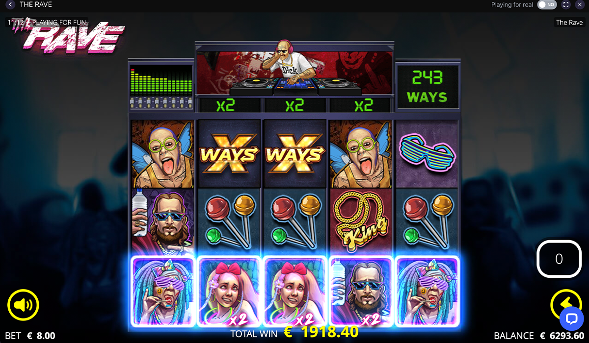 The Rave Slot: Trippy Techno and Laced Lollipops for Everyone!