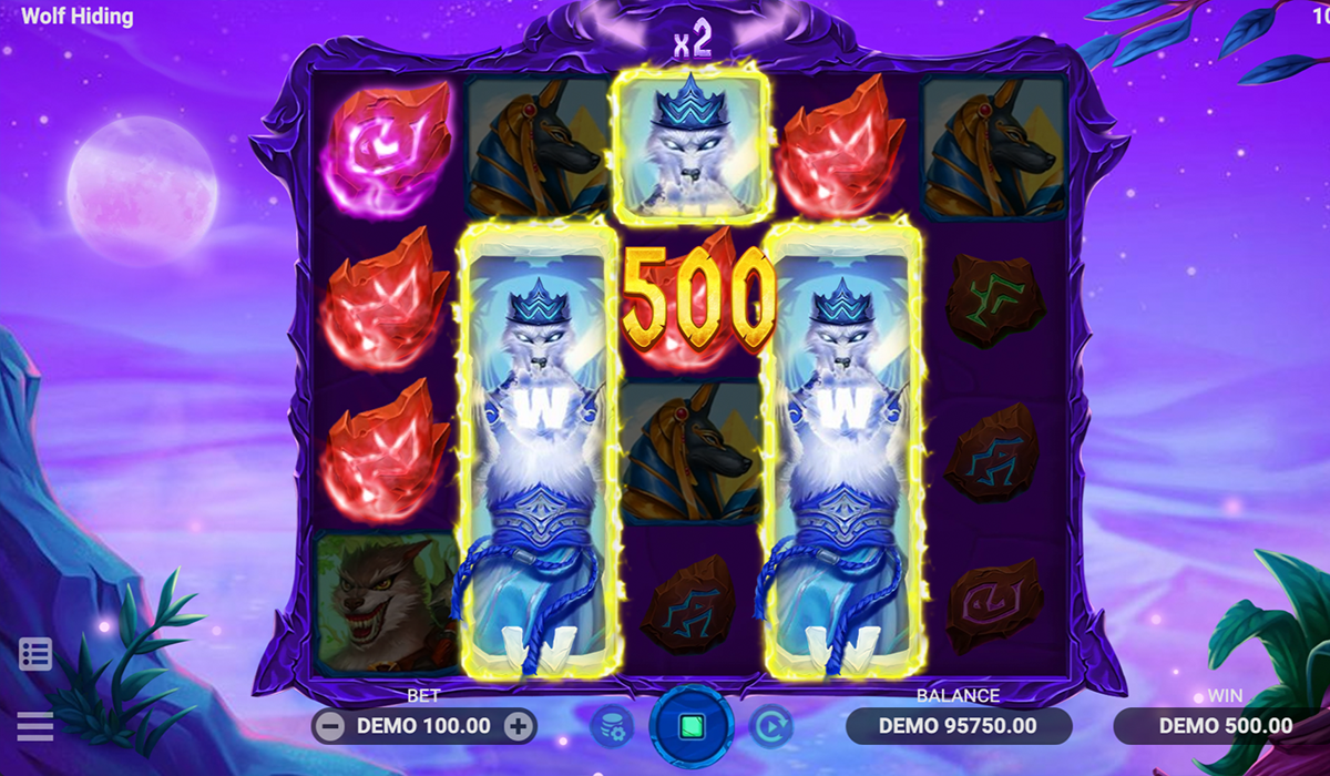 Howl at the Moon for Wins in Wolf Hiding Slot