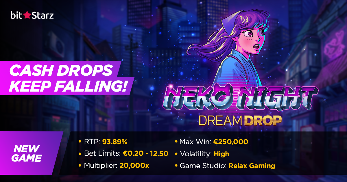Go Cyberpunk with Neko Night Dream Drop Slot