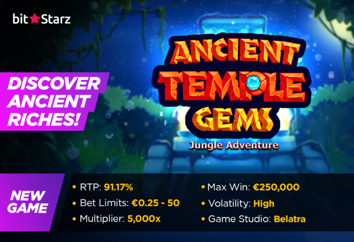 Golden Adventures Await in Ancient Temple Gems Slot