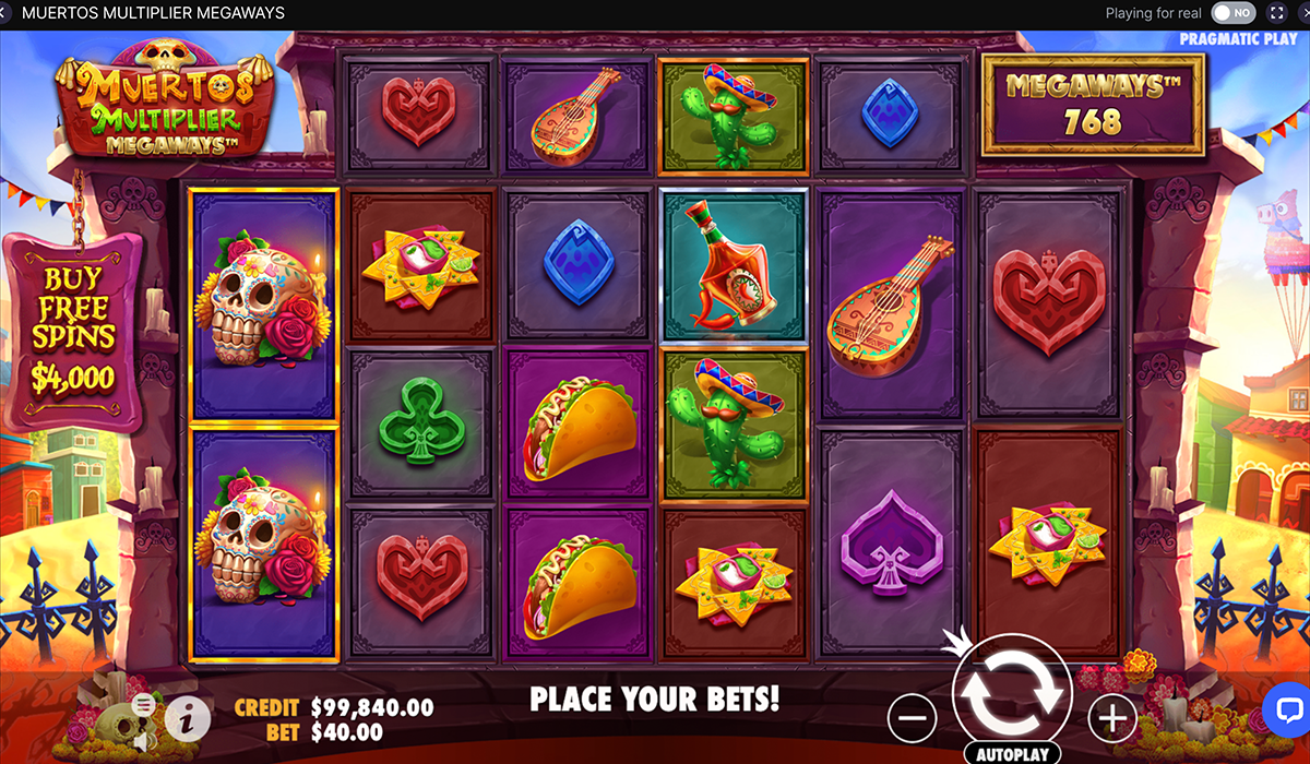 Celebrate the Day of the Dead with Muertos Multiplier Megaways Slot!