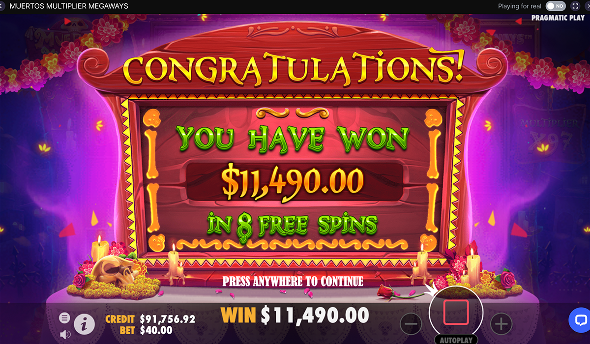 Celebrate the Day of the Dead with Muertos Multiplier Megaways Slot!