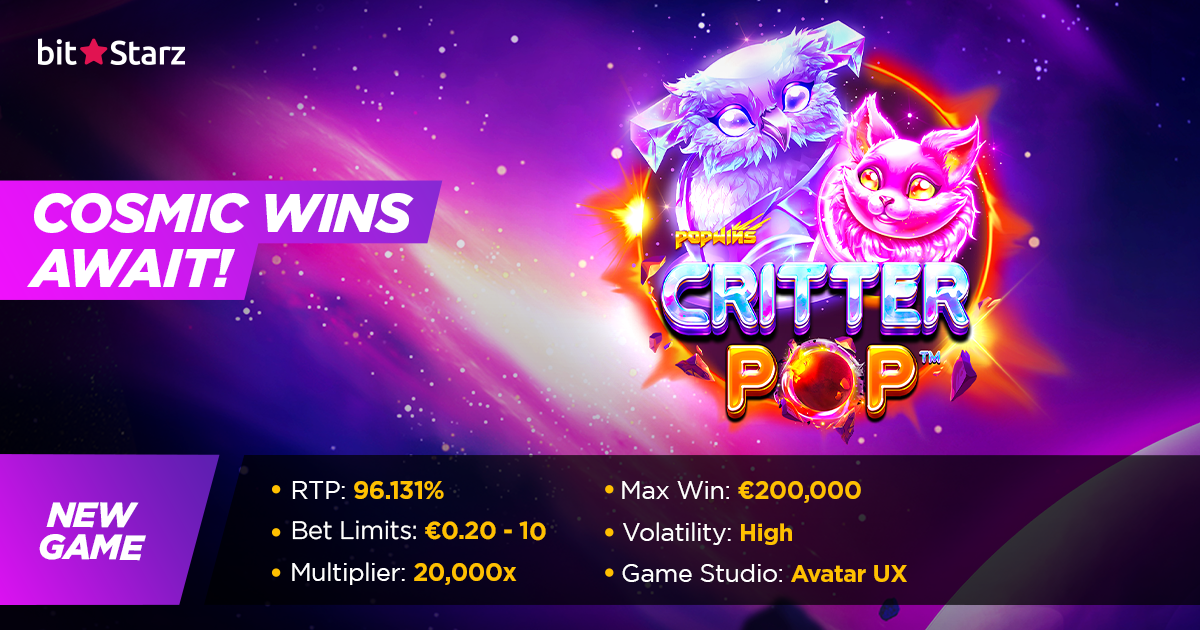 Explore a Universe Full of Wins in CritterPop Slot