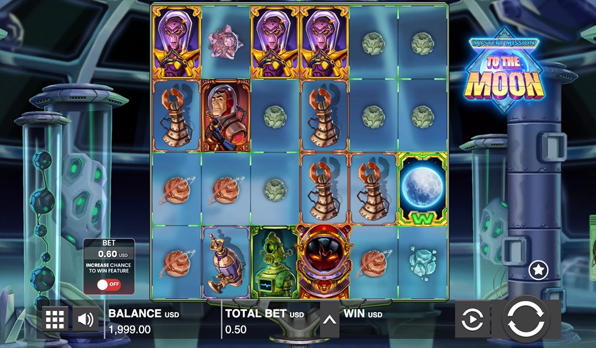 Discover Alien Life in Mystery Mission - To The Moon Slot