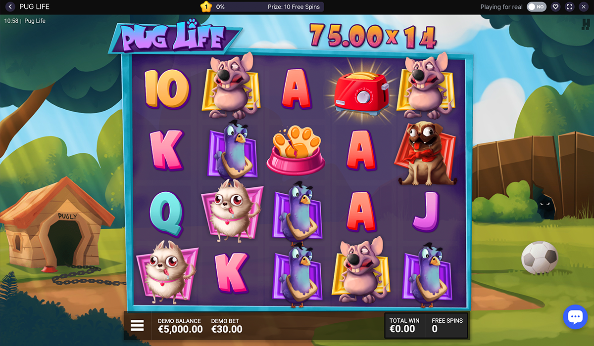 Pugs Life Slot Is an Ode to a Lazy Pup - And We Can Relate!